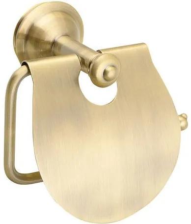 ASTOR držák toaletního papíru s krytem, bronz