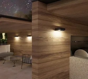 Venkovní nástěnné LED svítidlo FARO N antracit Panlux PN42100043