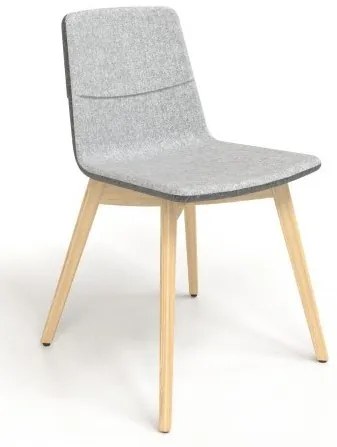 NARBUTAS - Jednací židle TANGO s dřevěnou podnoží