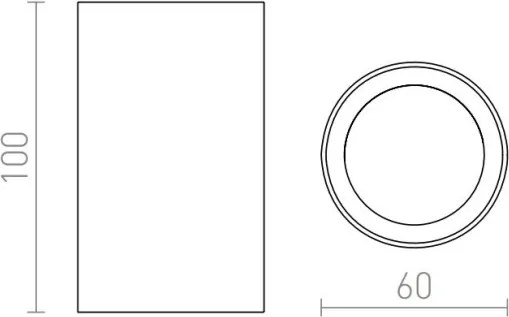 RED - Design Rendl - R12667 - Bodové svítidlo GAYA 1xGU10/35W/230V bílá