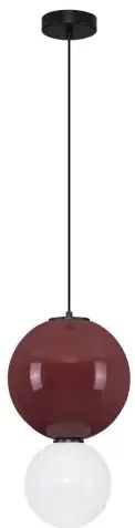 Designový lustr Noesis 25 Bordová