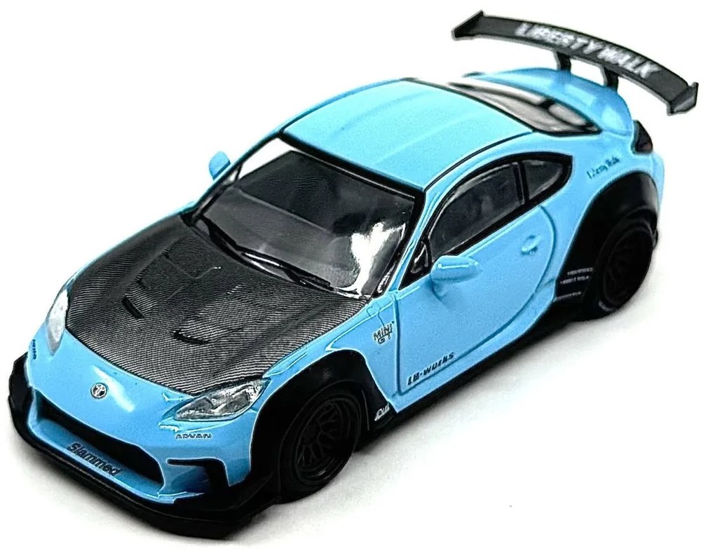 Mini gt toyota gr86 lb nation baby blue - 1:64
