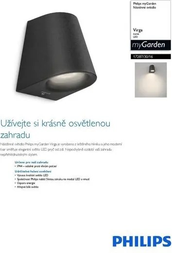 PH 17287/30/16 VIRGA SVÍTIDLO VENKOVNÍ 17287/30/16 - Philips (915004309901)