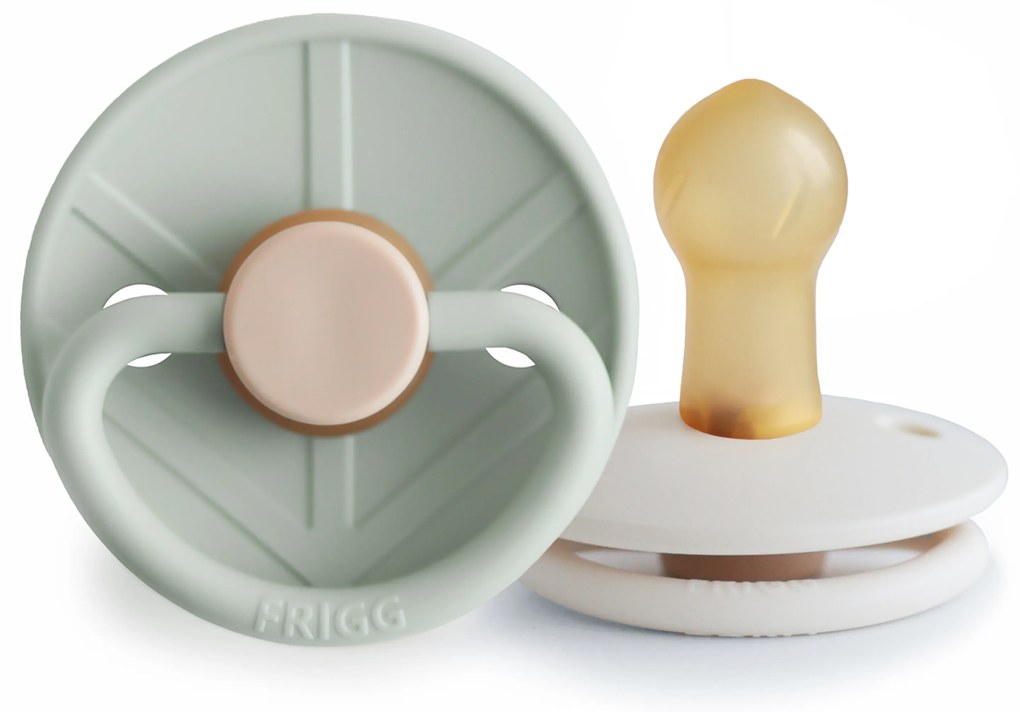 Dudlík Frigg Little Viking 2-pack kaučuk vel.1 Holger/Sigrid