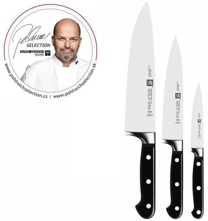 Zwilling PS Professional“S“ set nožů - 3 ks