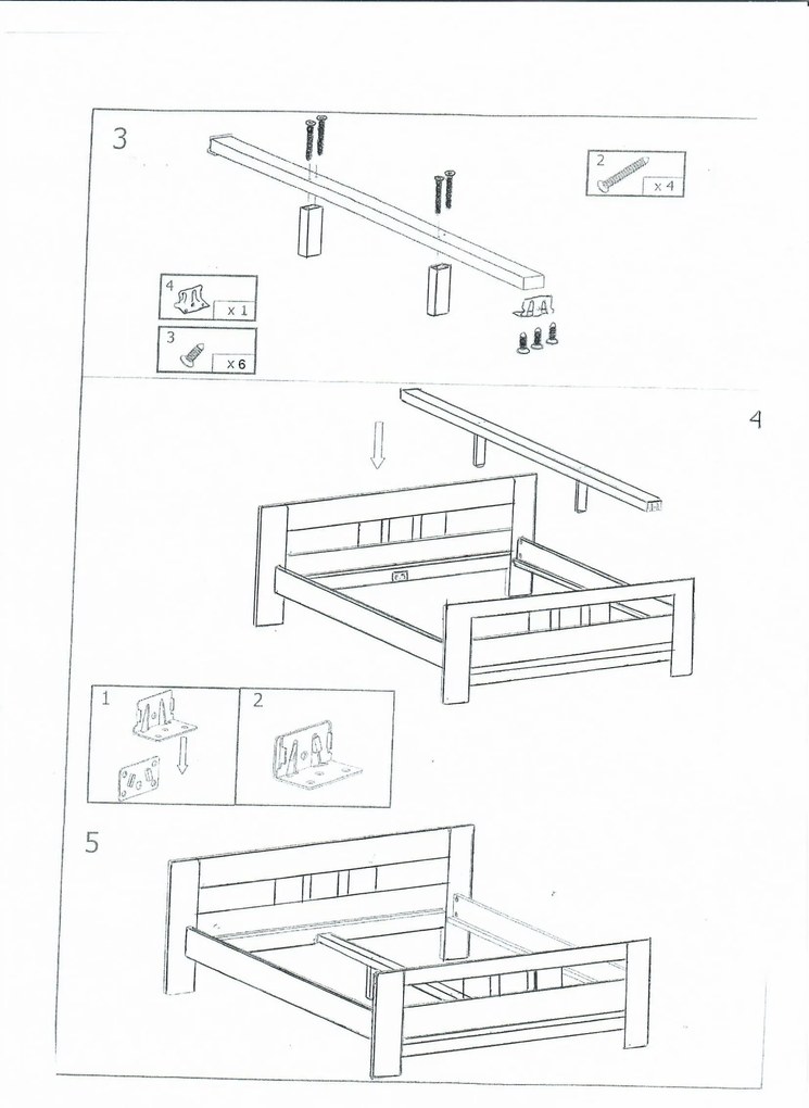 Via-nábytek Postel ANESTA masiv buk - vysoké čelo u nohou Povrchová úprava postele: Buk (lakovaný) Rozměry postele: 160 x 200