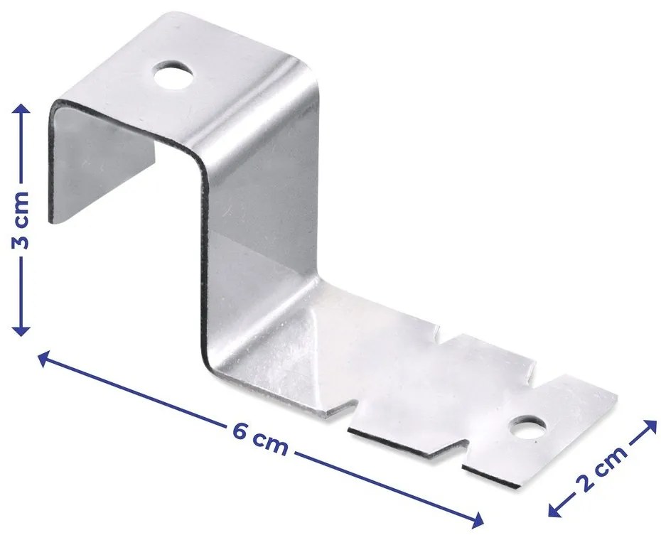 Háčky z nerezové oceli v sadě 2 ks - Maximex
