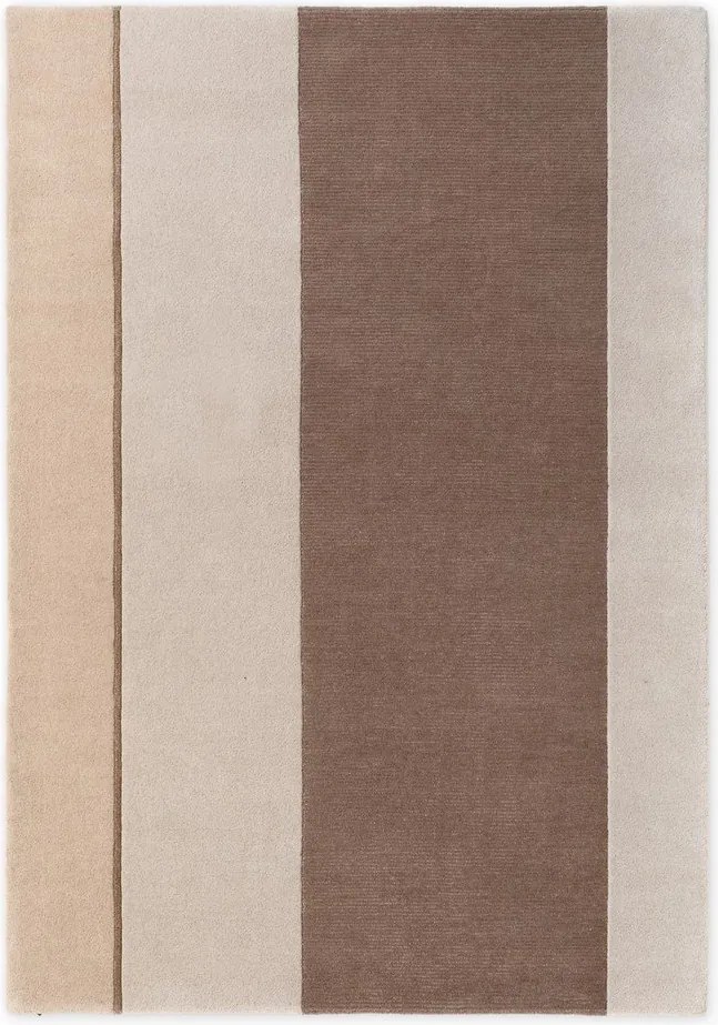 Hnědý/krémový koberec s příměsí vlny 160x230 cm Karola – Villeroy&amp;Boch
