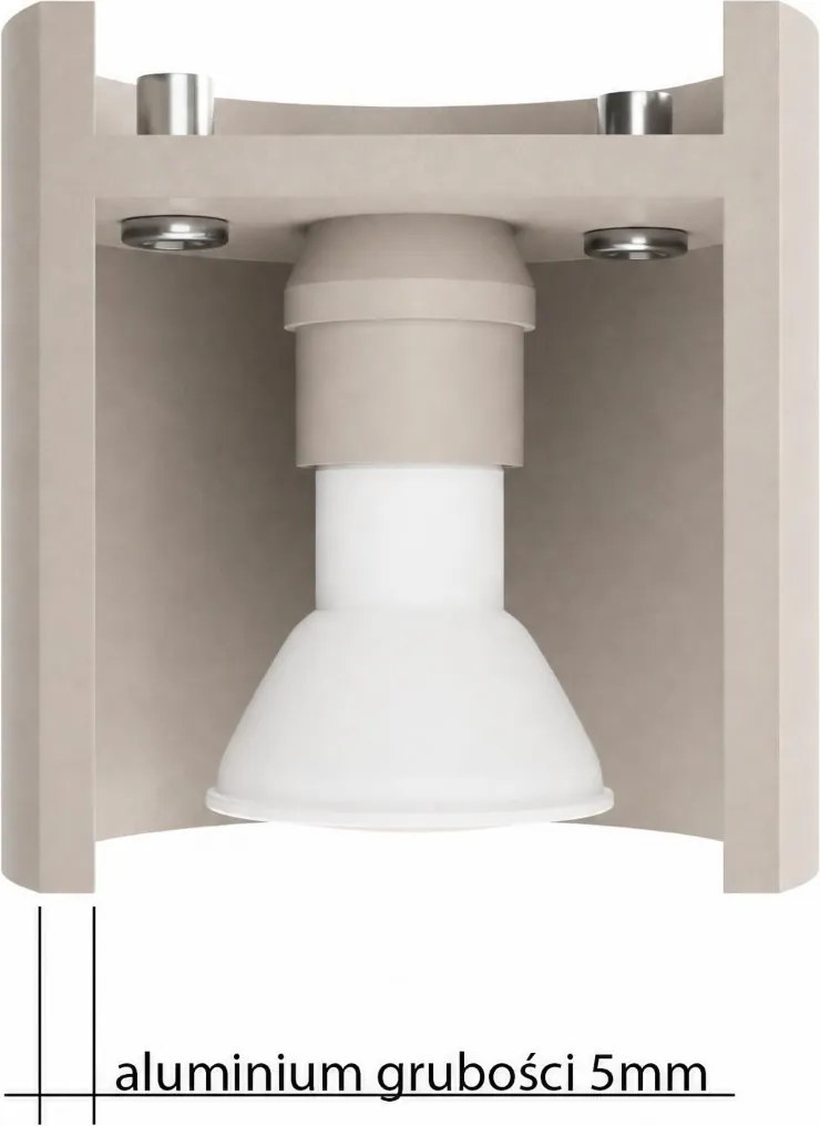 Sollux Lighting Stropní svítidlo ORBIS 1 taupe