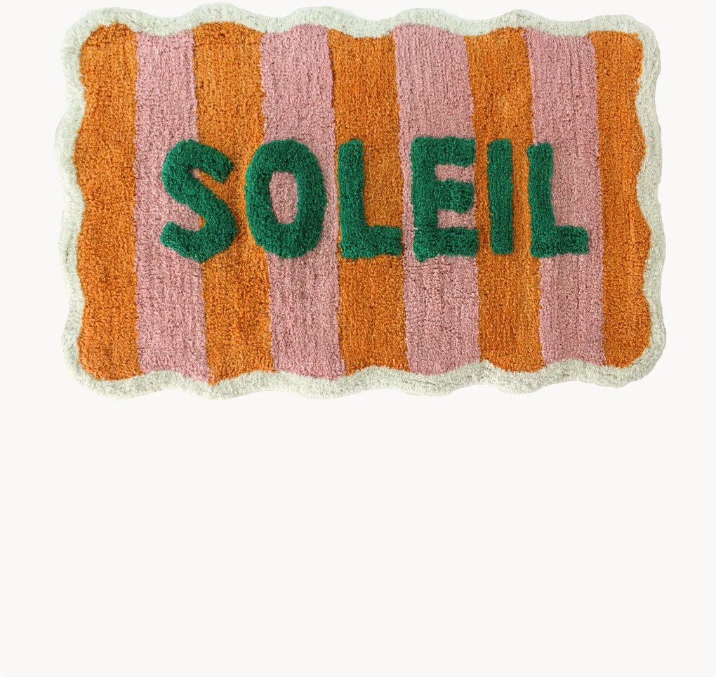 Bavlněná koupelnová předložka Soleil