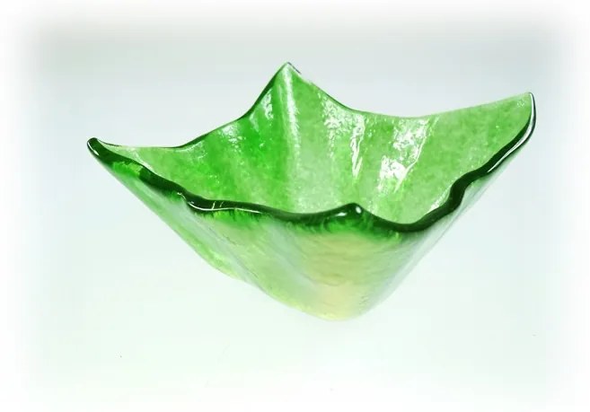 BDK-GLASS Skleněné mističky WINKY - zelené Rozměr: 10x10cm