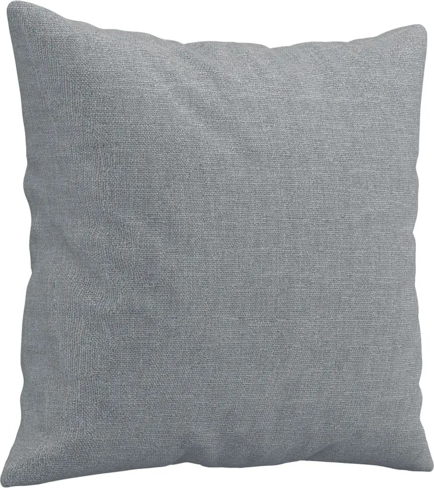 2místná pohovka s polštáři světle šedá 120 cm textil 3200901
