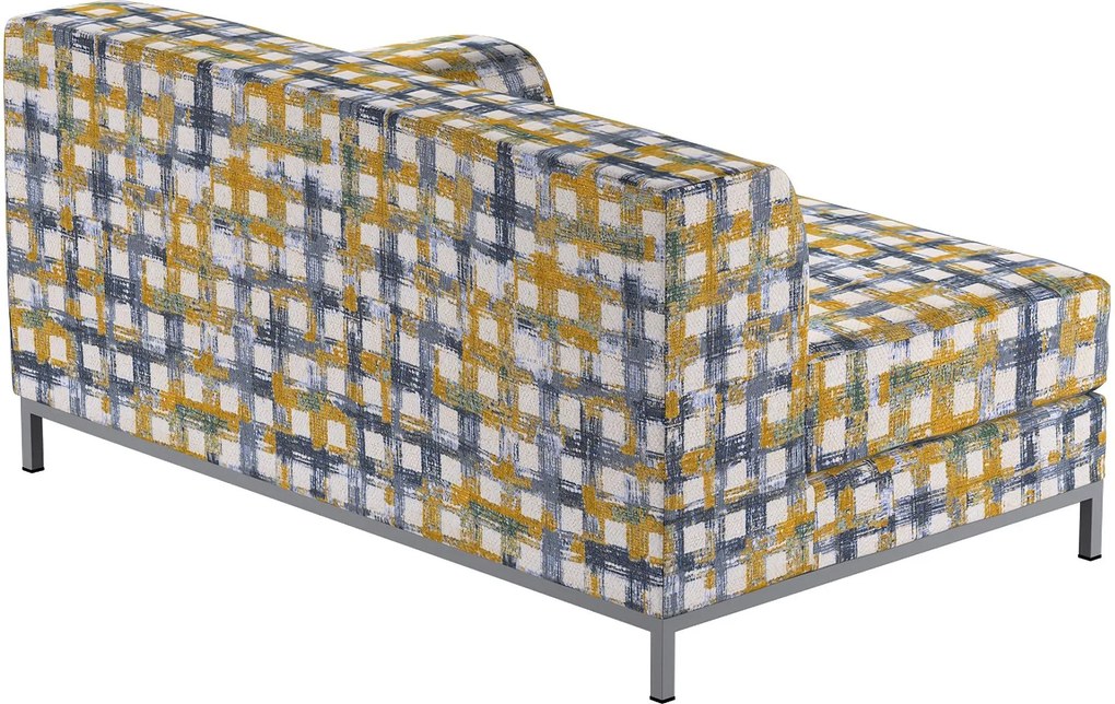 Potah na pohovku IKEA, pravé provevedení Kramfors 2-místná barva modrá látka pletený vzor, vzorované