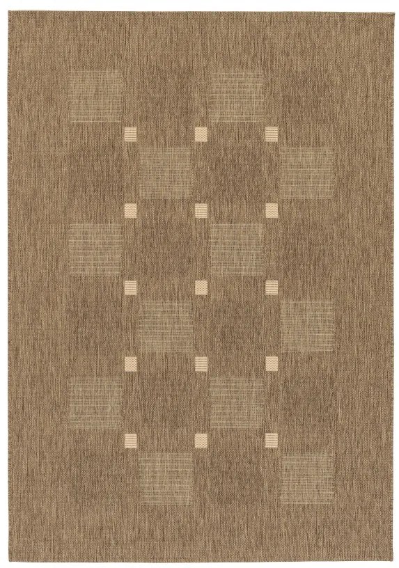 Hans Home | Kusový koberec Andria 163060 Squares Coffee - 60x110