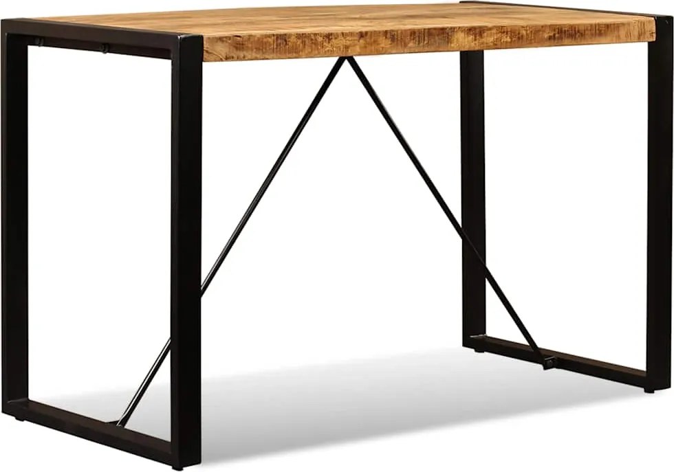 Jídelní stůl masivní mangovníkové dřevo 120 cm 243996