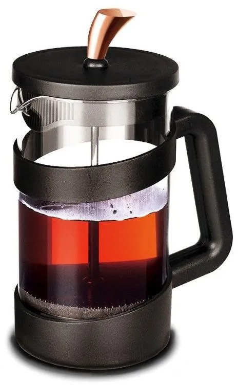 BERLINGERHAUS Konvice na čaj a kávu French Press 1000 ml Black Rose Collection BH-7616