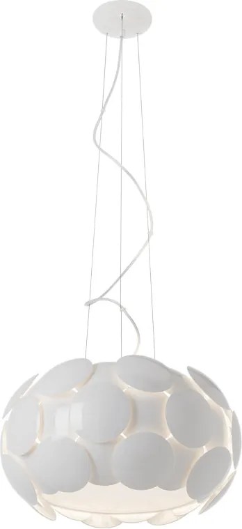 Redo 01-729 JOY - Moderní závěsné svítidlo, bílý lustr, bílá lesk. Doprava zdarma