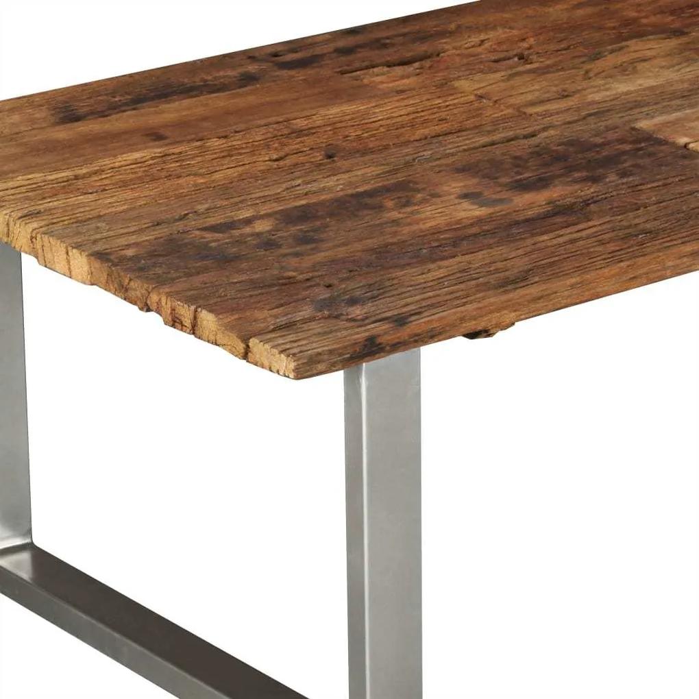 vidaXL Konferenční stolek masivní recyklované dřevo 100 x 60 x 38 cm [244586]