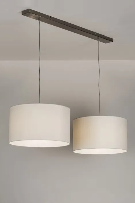 Závěsné designové bílé svítidlo Duo Bianco Unima