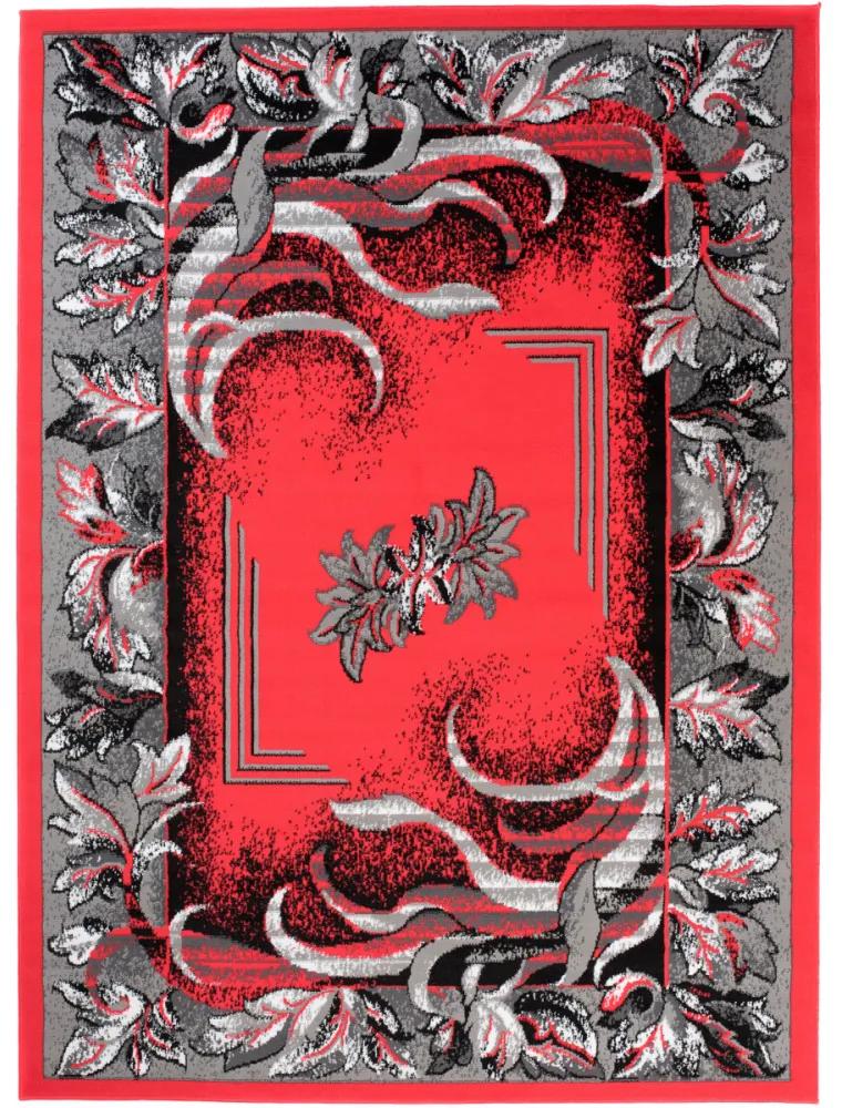 Kusový koberec PP Listí červený, Velikosti 120x170cm