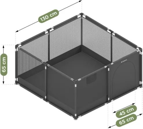 Dětská ohrádka Cozy 20 grafitová