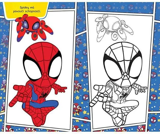 Jiri Models Moje omalovánky na cesty Spidey | BIANO
