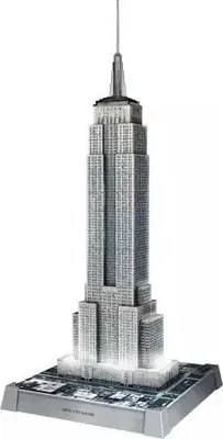 Ravensburger 3D Puzzle Iconics: Empire State Building (Noční edice) /