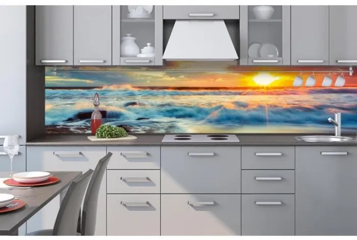DIMEX | Fototapeta do kuchyně Západ slunce KI-260-109 | 260 x 60 cm | vícebarevná