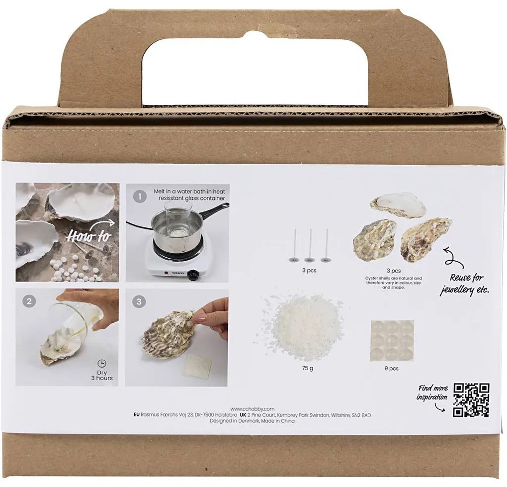 Creativ Company Kreativní sada Mini Craft Kit Candle Making Shells