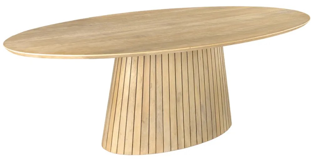 Massive home | Jídelní stůl ART DECO 220cm ovál  mango