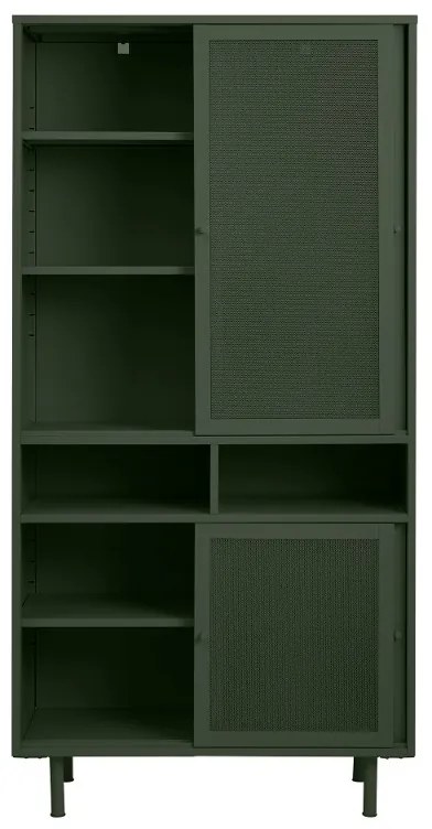 Designová skříňka Taiyanna 180 cm olivovo-zelená