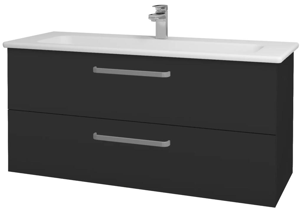 Dřevojas Koupelnová skříň GIO SZZ2 120 Varianta: D06 Ořech / Úchytka T02 / D06 Ořech