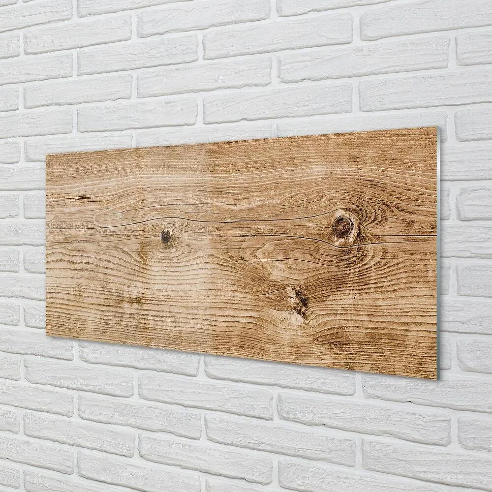 Obraz na skle Plank dřeva 125x50 cm