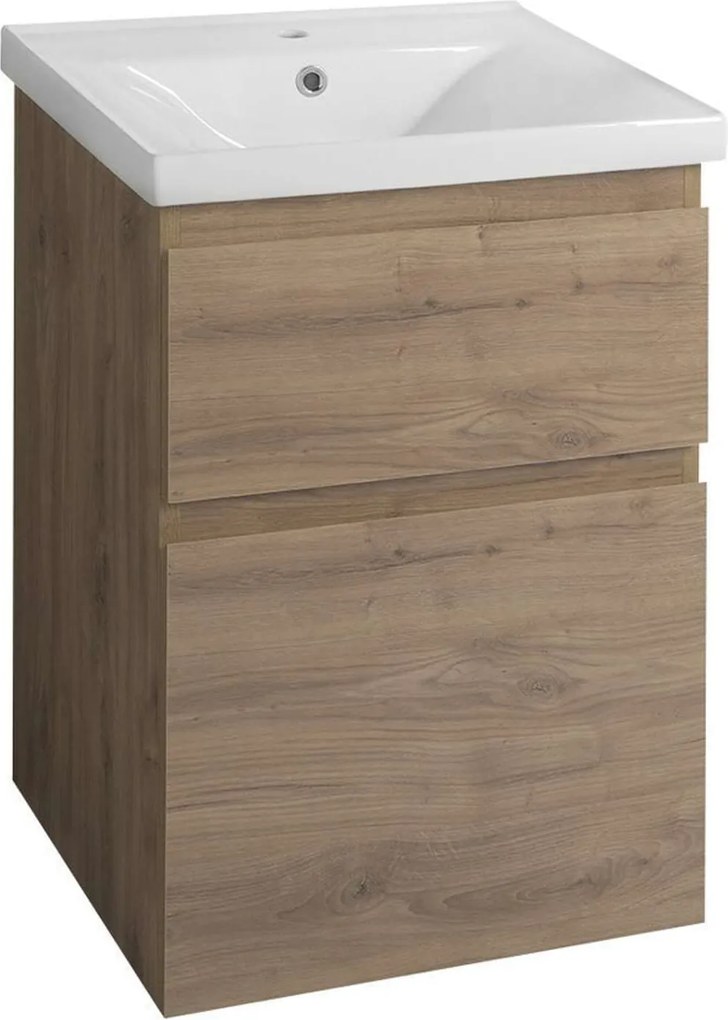 Aqualine Altair - Umyvadlová skříňka 52x73x45 cm, dub emporio AI355