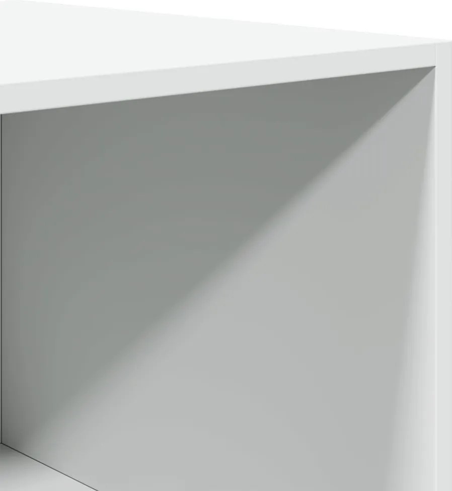 Šatní skříň bílá 100 x 50 x 200 cm dřevotříska 3307729
