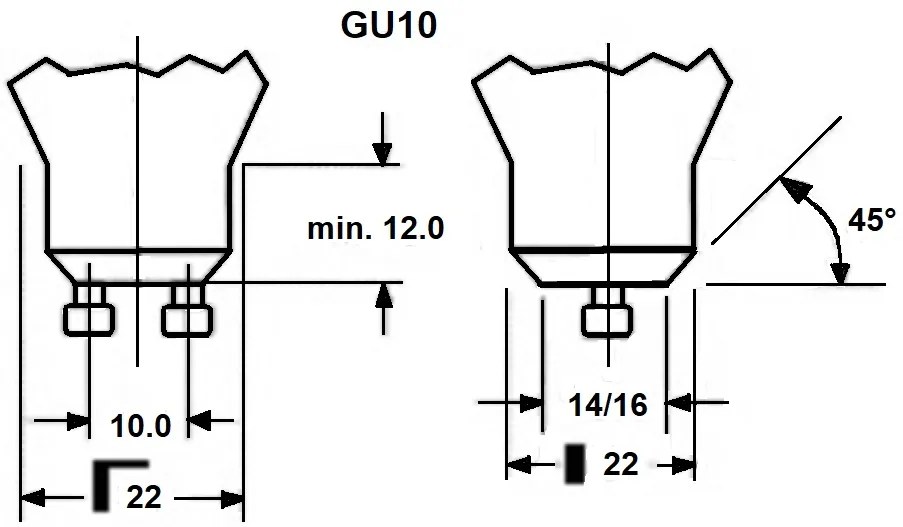 ACA DECOR Přisazené bodové svítidlo MEGATRON1 max. 2x35W/GU10/230V/IP20