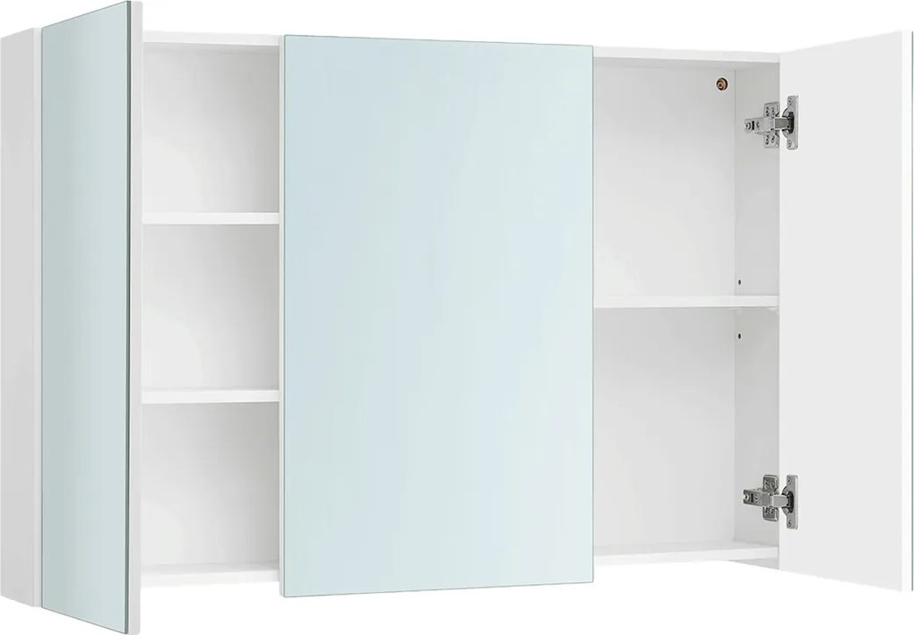 Autronic Nástěnná zrcadlová skříňka AZR-E1132 WT