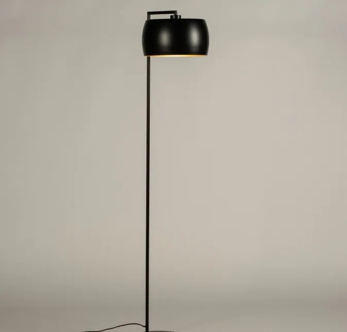 Stojací designová lampa Pallas Bond Black and Gold