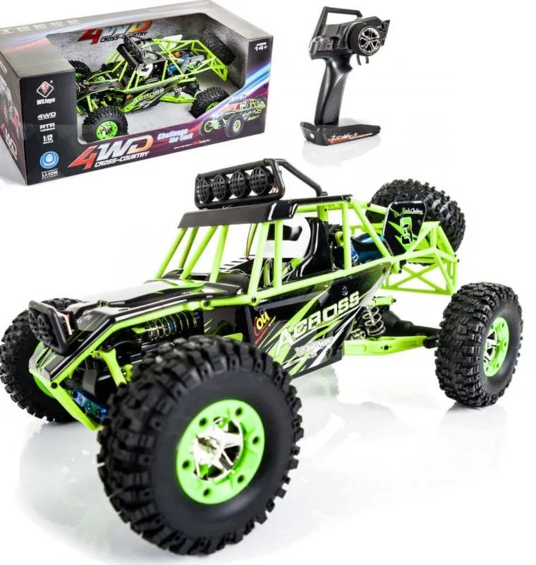 Rc auto wl toys buggy 12428 1:12 zelená