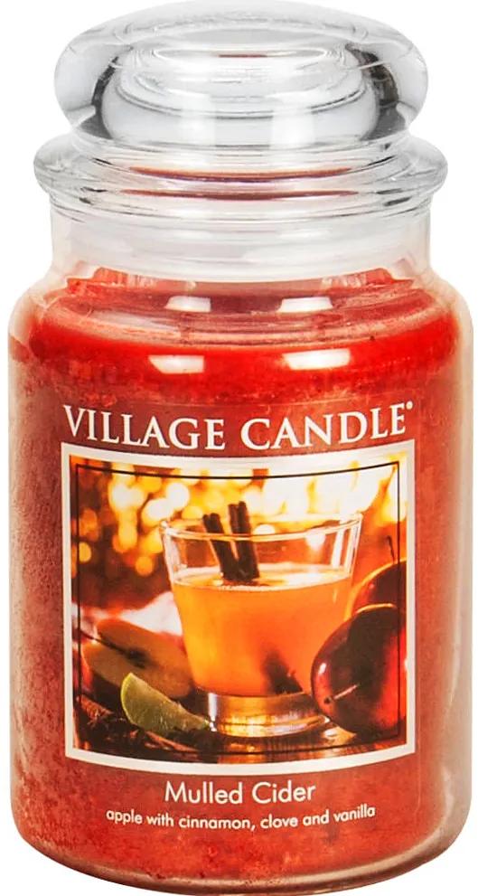 VILLAGE CANDLE Vonná svíčka - Svařený jablečný mošt Doba hoření: 170 hodin