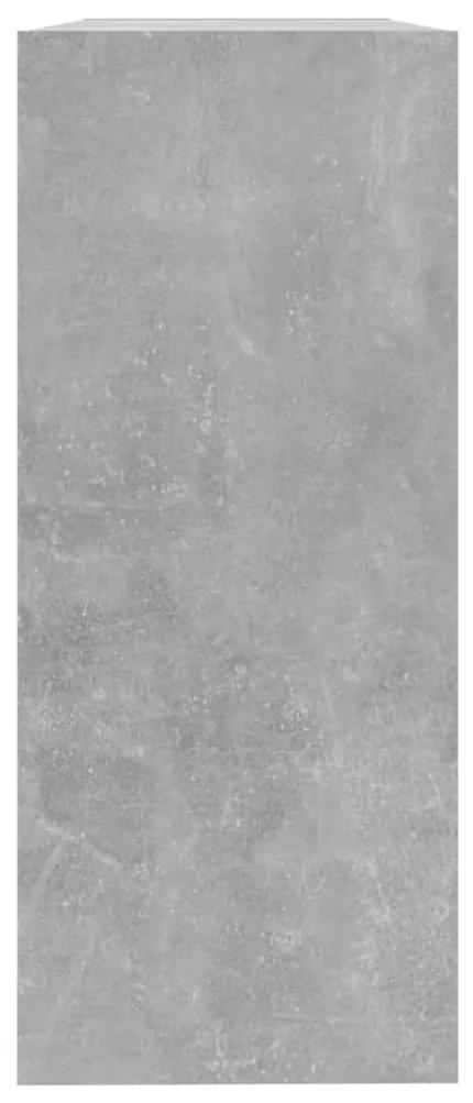 Knihovna / dělicí stěna betonově šedá 100 x 30 x 72 cm - Default Title