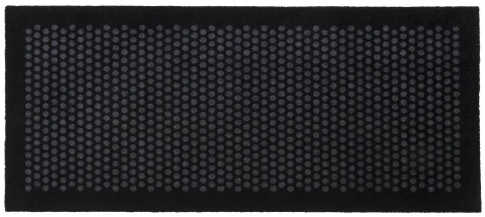 Černošedá rohožka tica copenhagen Dot, 67 x 150 cm