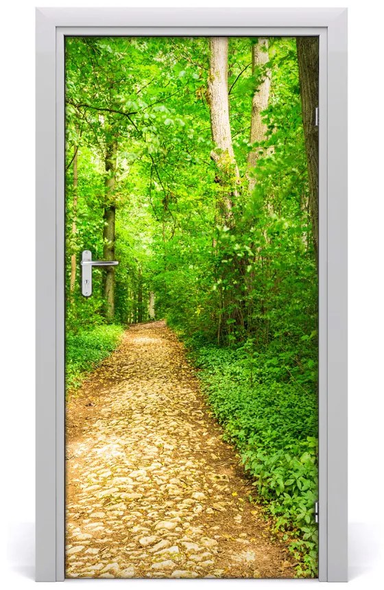 Fototapeta na dveře samolepící stezka v lese 85x205 cm