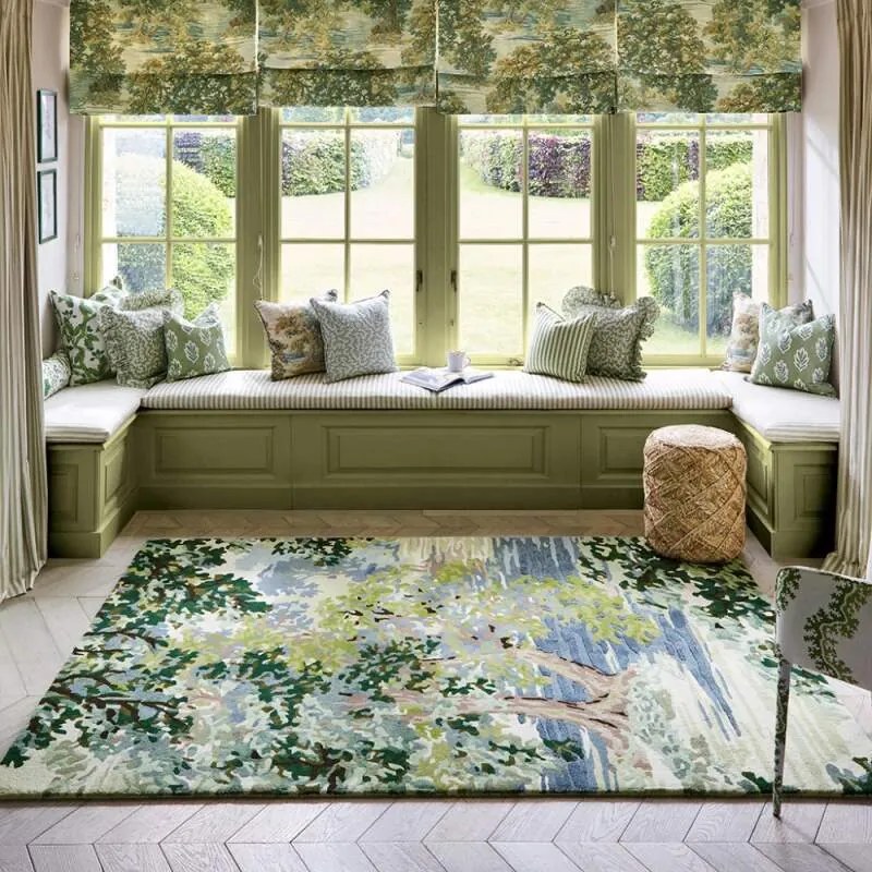 Sanderson Ancient Canopy forest green 146708 170x240cm