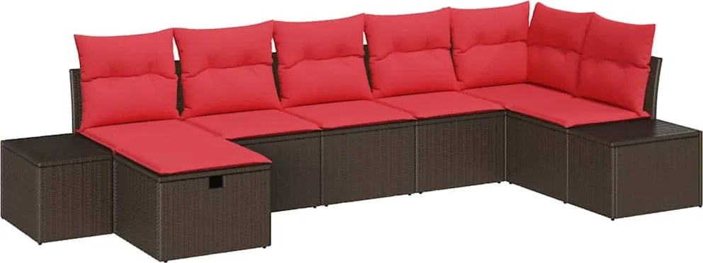 Set pohovek 4 ks polyratan 3360735