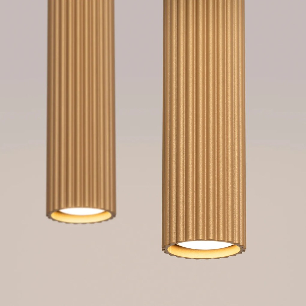 Sollux Lighting Závěsné svítidlo KARBON 2 zlaté