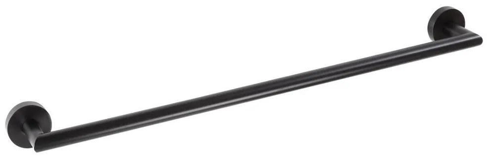 Sapho Sapho, X-ROUND BLACK držák ručníků 600x65mm, černá matná, XR404B