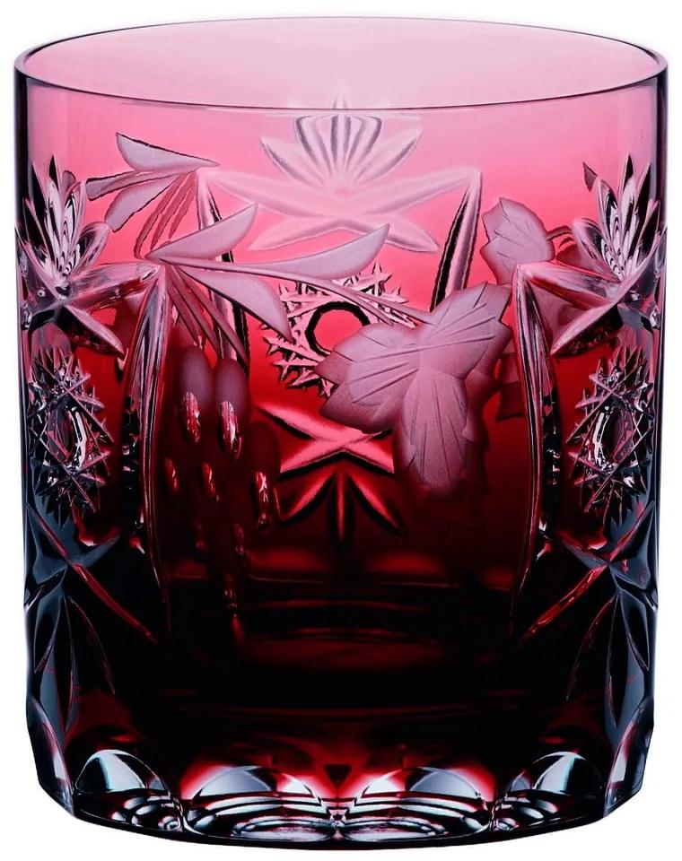 Červená sklenice na whisky z křišťálového skla Nachtmann Traube Whisky Tumbler Copper Ruby, 250 ml