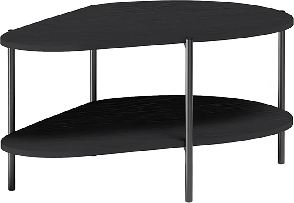 Konferenční stolek MALUMI MM-8 | 90x65 cm | černá