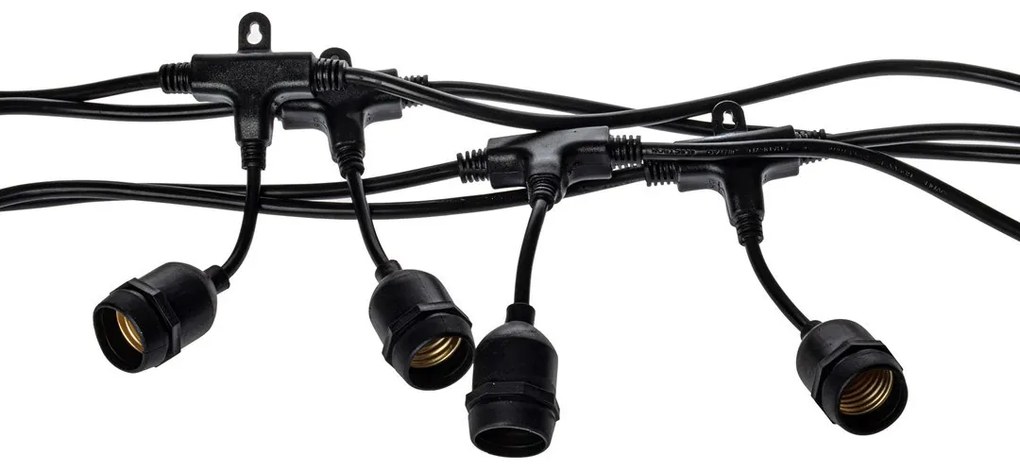 LED světelný řetěz Basic, 10m, (bez žárovek)